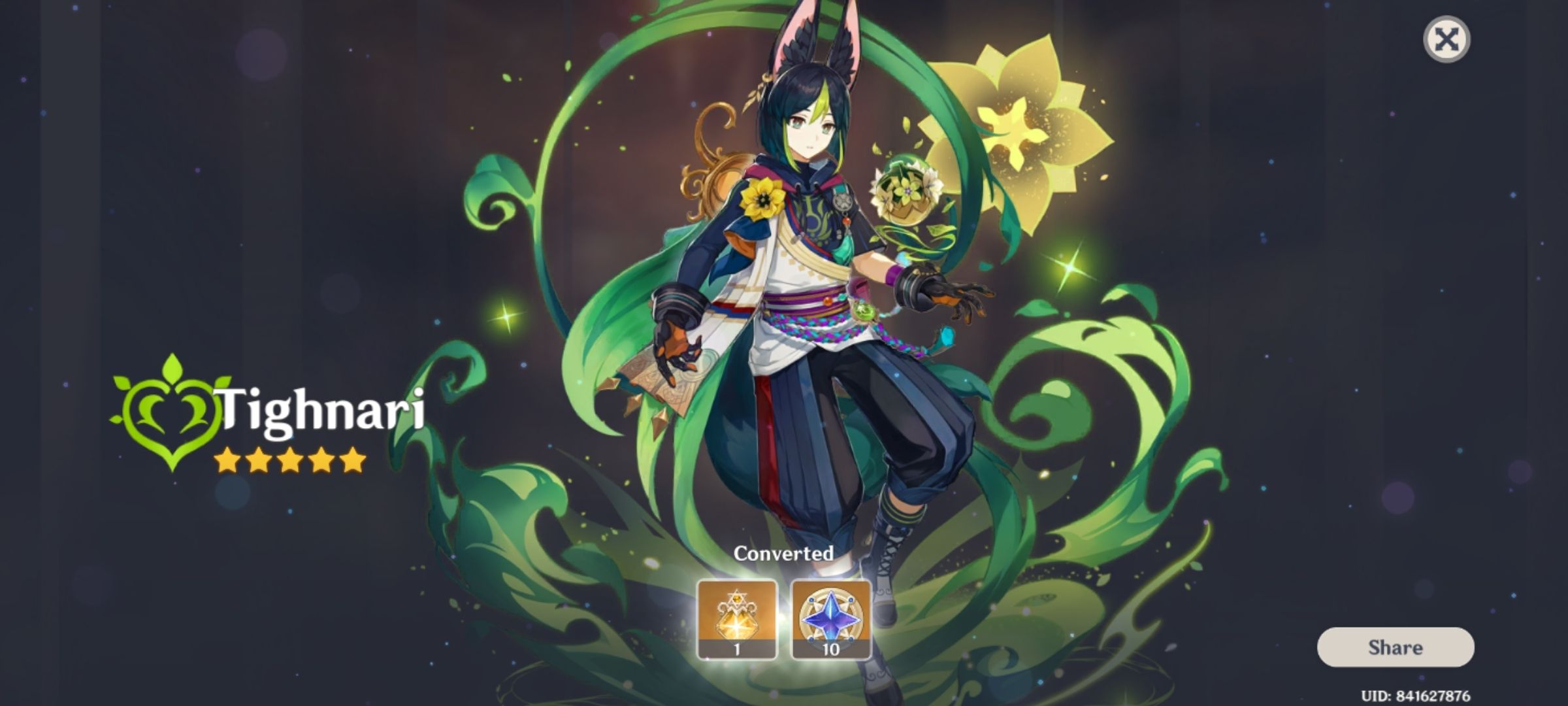 Guys why is my Yoimiya green? Genshin Impact | HoYoLAB