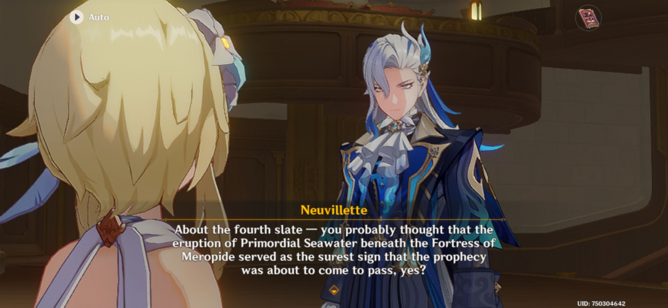 The cause of the Primordial sea flooding fontain I none other than the ...