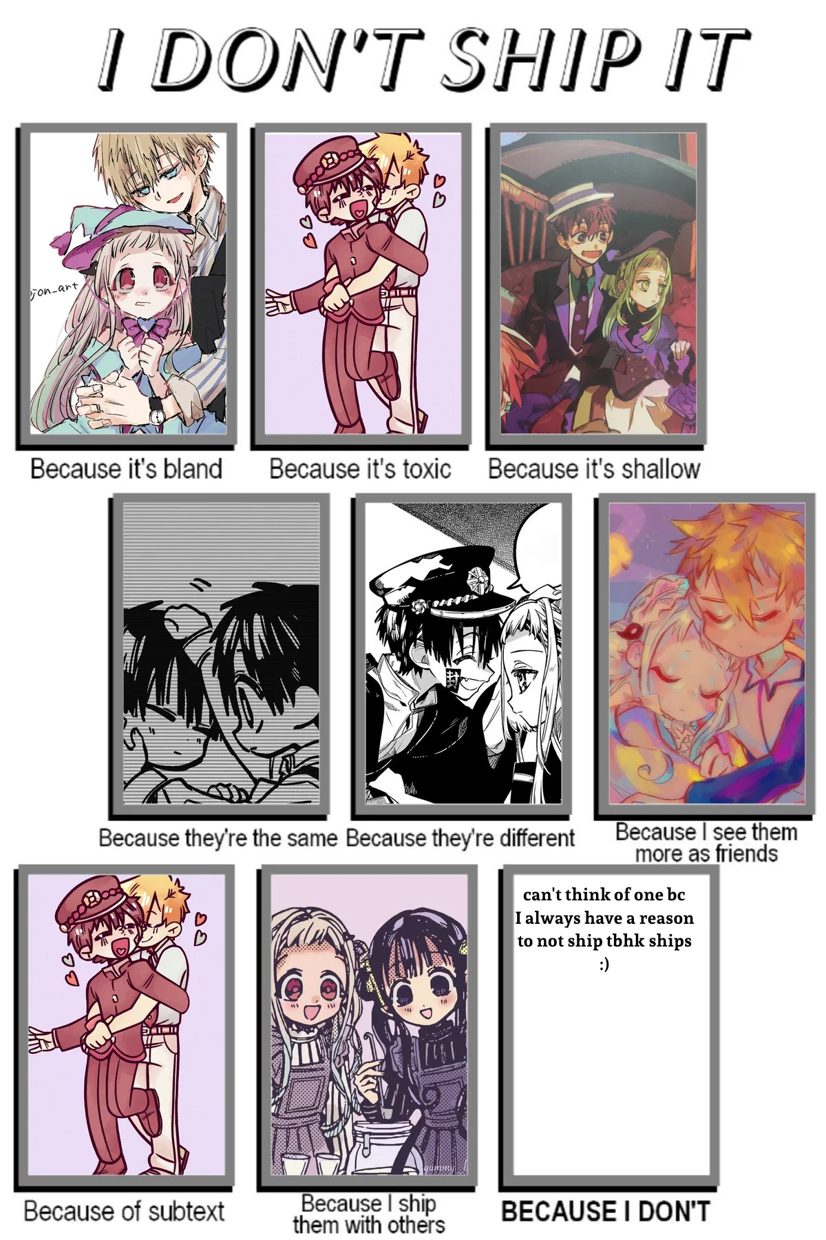 don't ship chart!(TBHK edition) | HoYoLAB