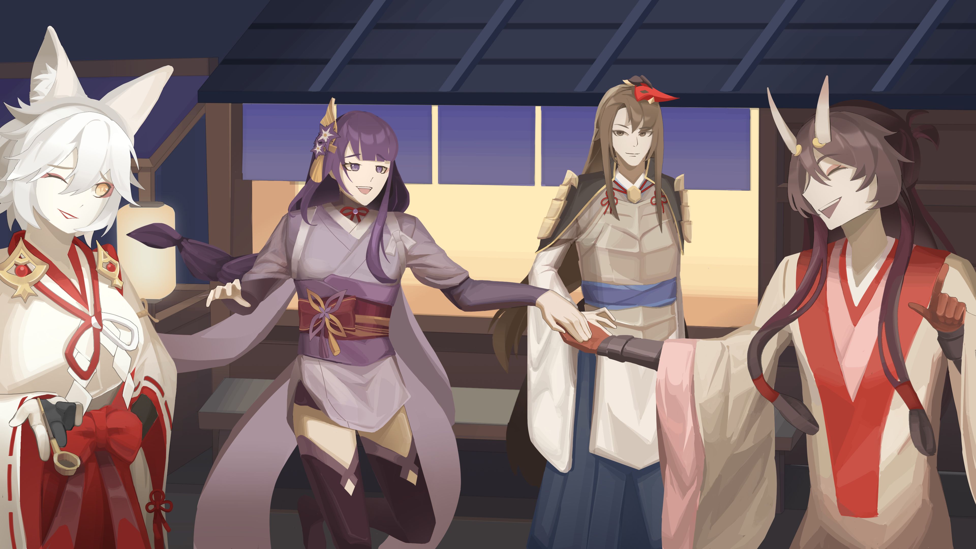Ei with Her Old Friends Genshin Impact | HoYoLAB