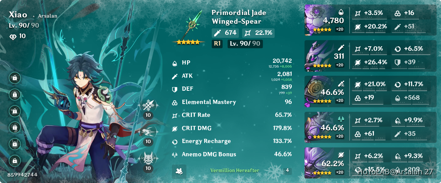 xiao build🙂 Genshin Impact | HoYoLAB