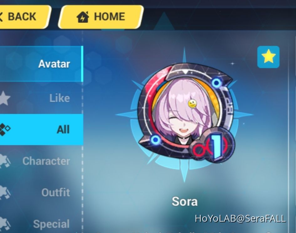 how many player have sora avatar? Honkai Impact 3rd | HoYoLAB