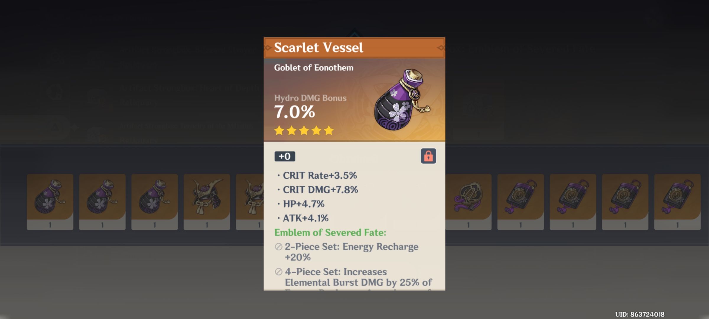 Artifact roll goes brrrrrr Genshin Impact | HoYoLAB