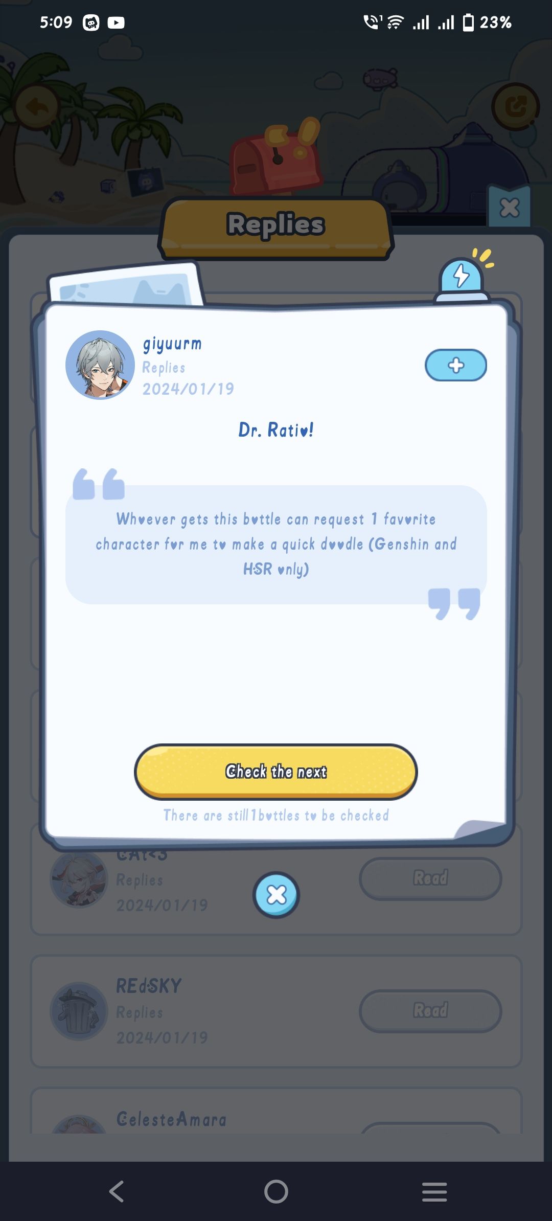 Bottlemi doodle request #5 (Bonus) Honkai: Star Rail | HoYoLAB