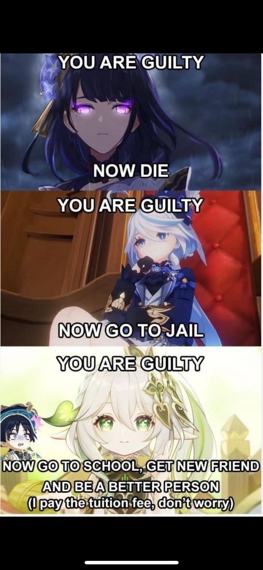 Meme Tuesday and also day 3 of not wishing or leveling my characters ...