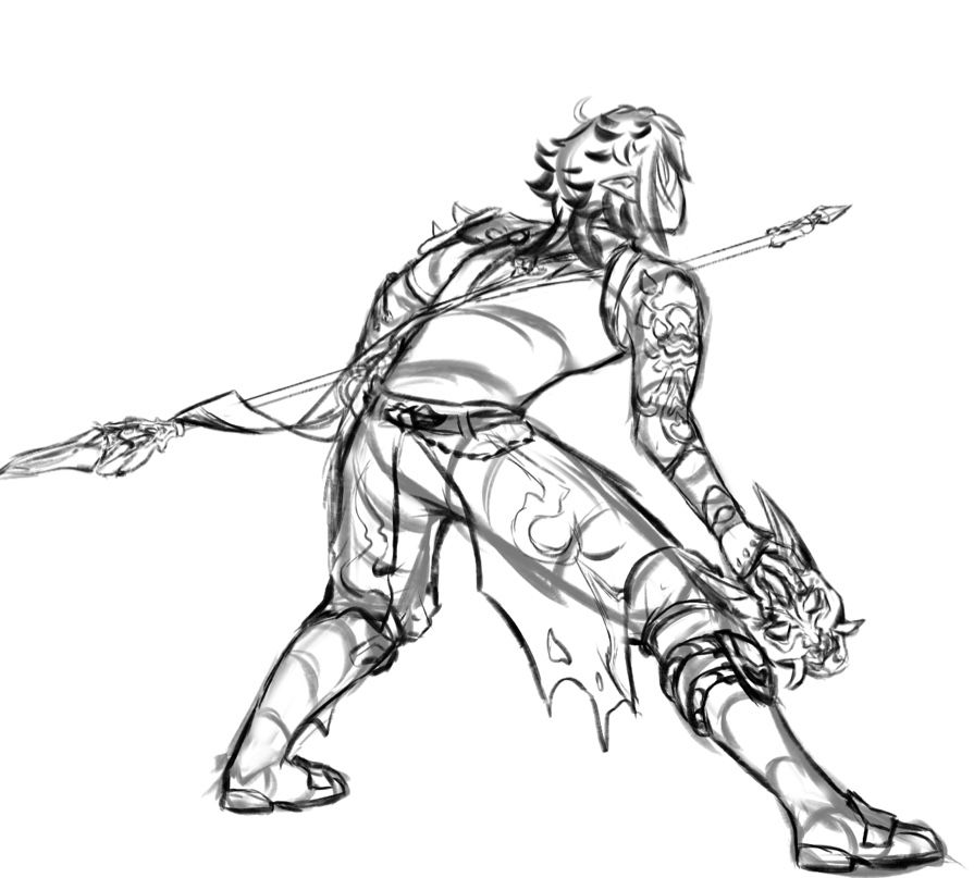 Xiao sketch Genshin Impact | HoYoLAB