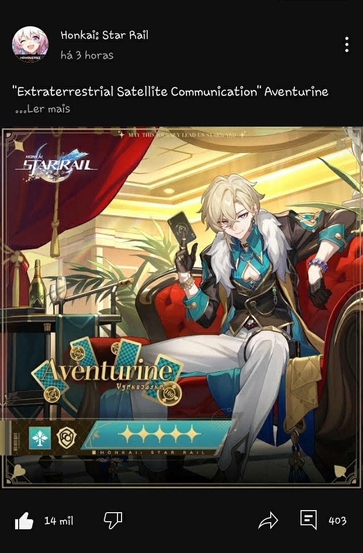 PQ ELE PARECE O LUCA KANESHIRO???? Honkai: Star Rail | HoYoLAB