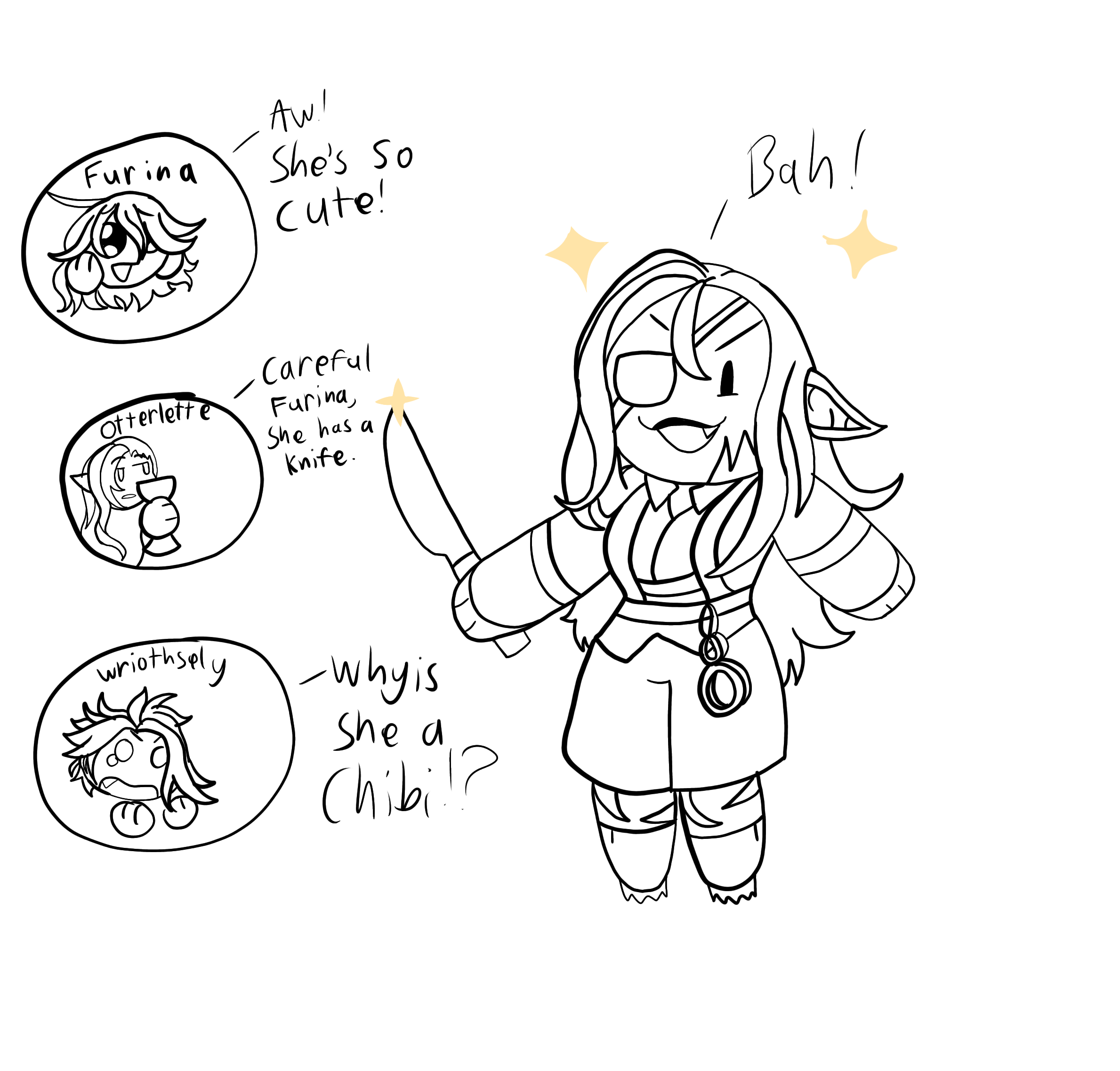 Some silly ocs I drew a lil while ago! Genshin Impact | HoYoLAB