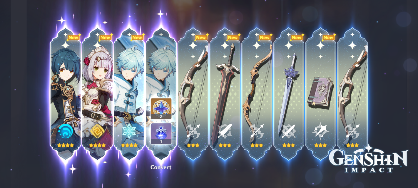 1st wish Genshin Impact | HoYoLAB