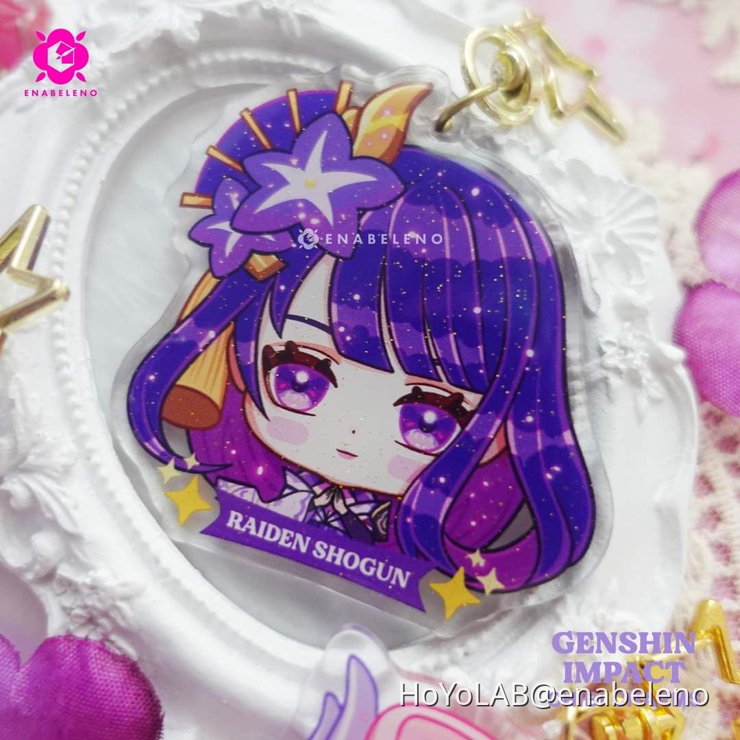 Raiden Shogun Chibi Charm Genshin Impact | HoYoLAB