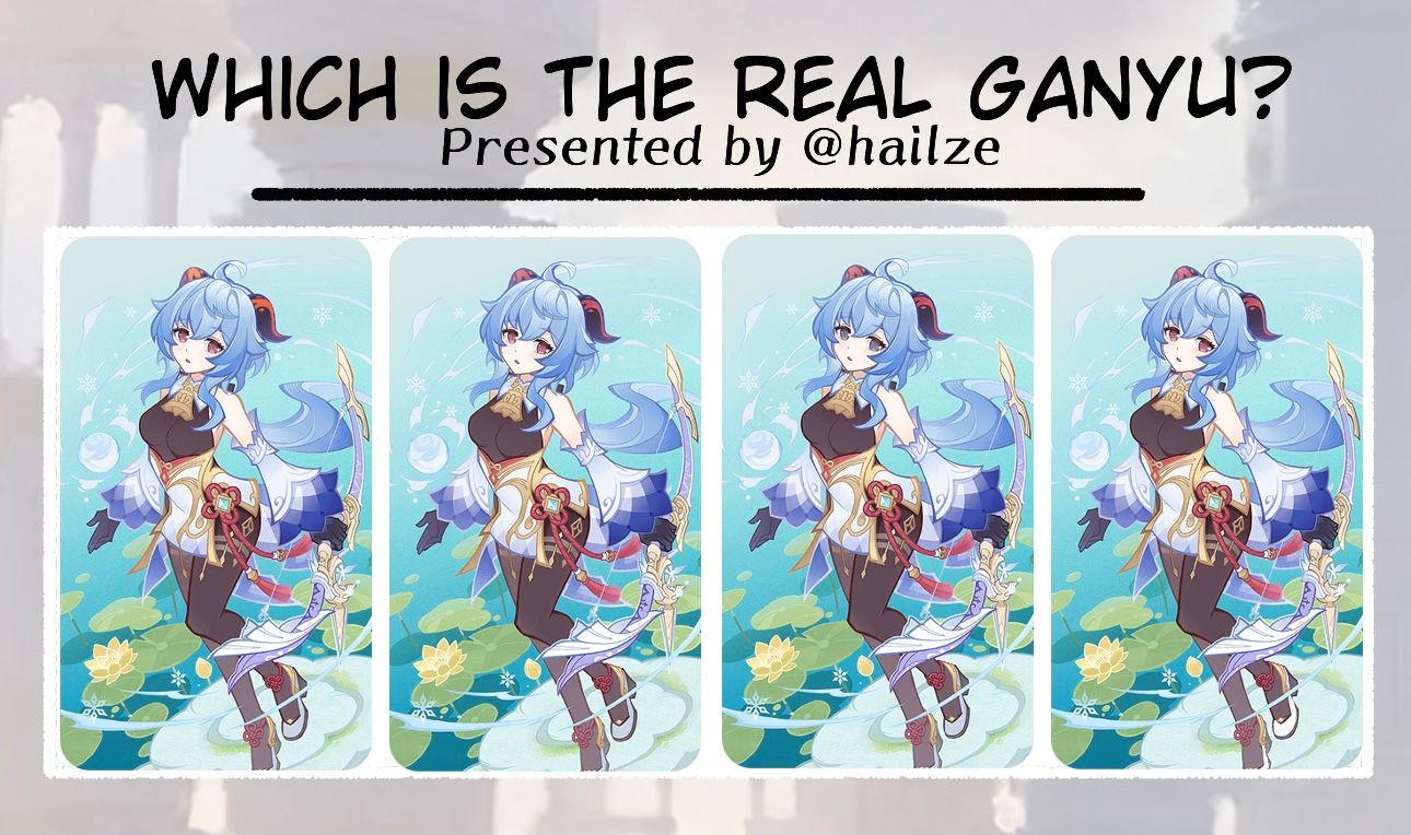 Which is the real Ganyu? Genshin Impact | HoYoLAB