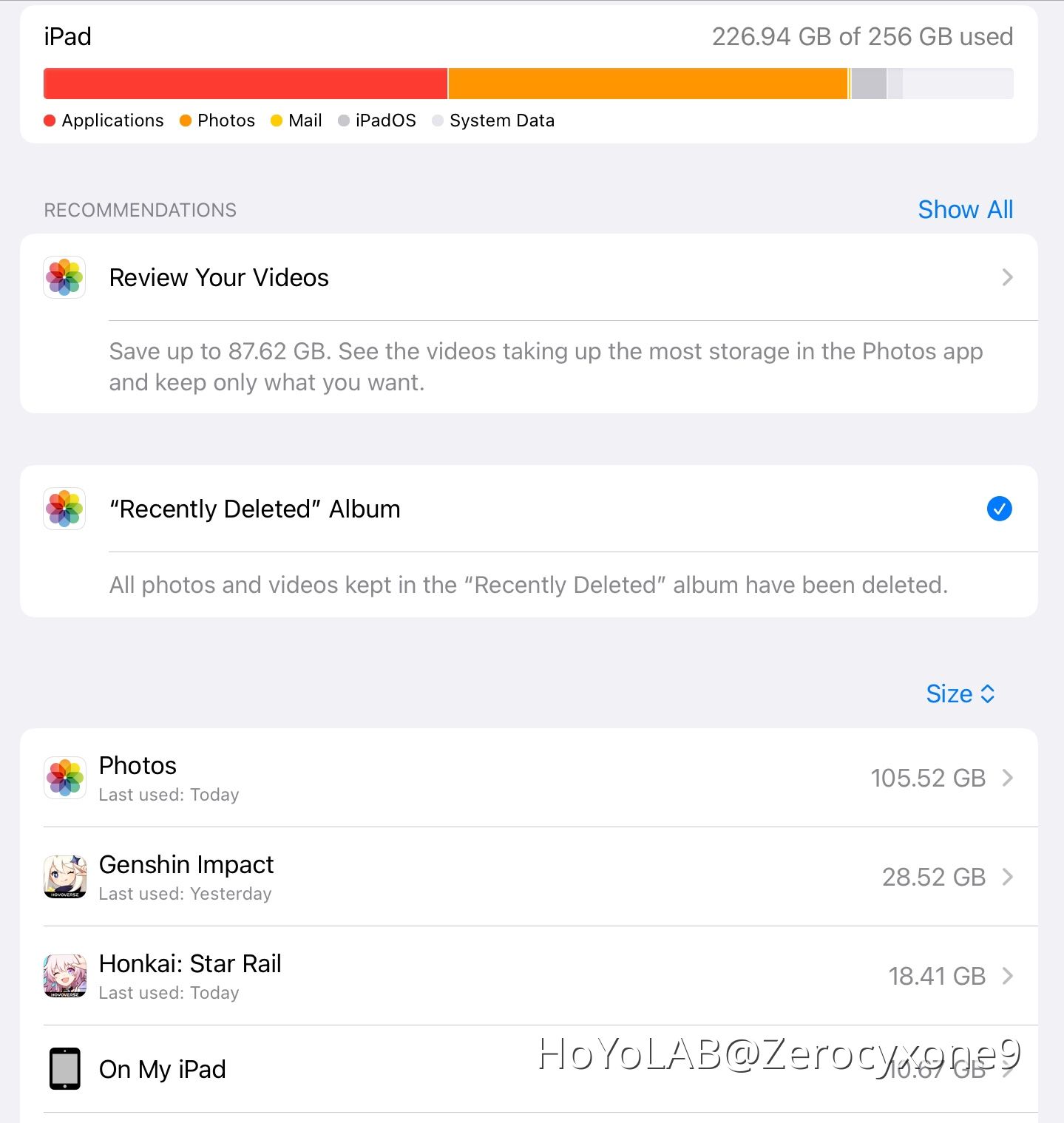 HSR is installed today…but my mobile storage is about to burst… Honkai ...