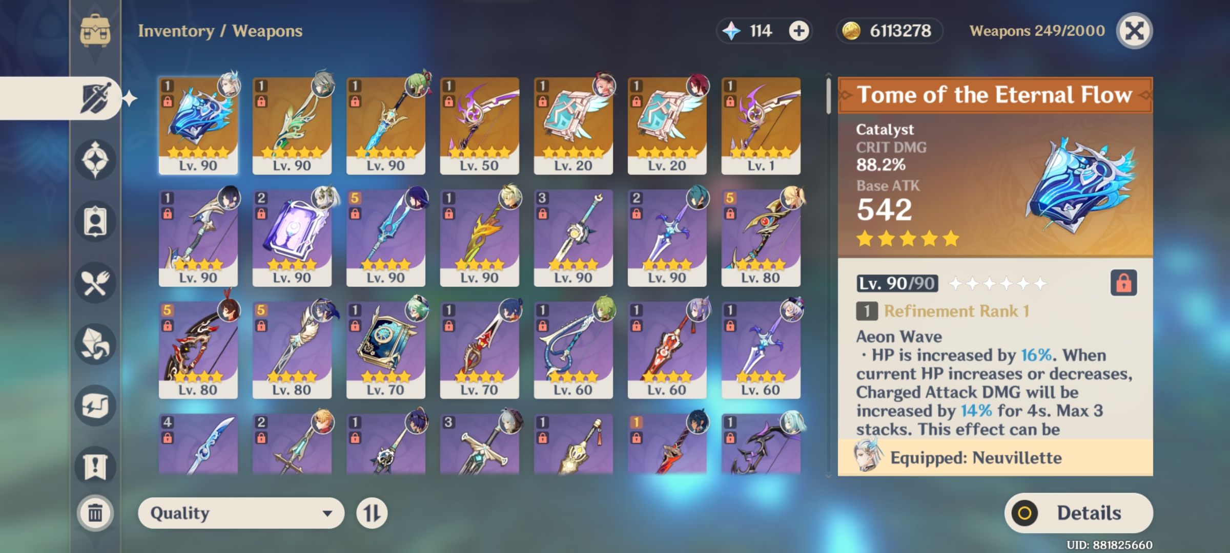 Day 2 of seeing yoimiyas weapon while I want to get Raidens Genshin ...