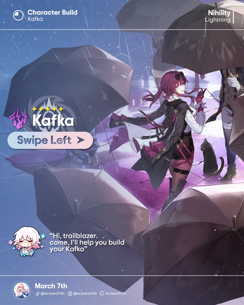 Kafka Build [V1.6] Honkai: Star Rail | HoYoLAB