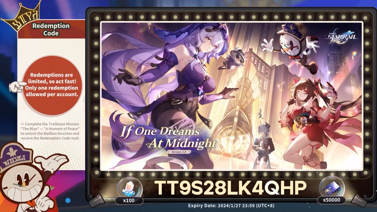 HSR 2.0 Special Program | Livestream Redemption Codes Honkai: Star Rail ...