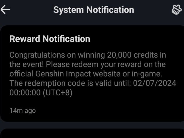 who ever plays honkai here is a free redeem code good luck to who ever ...