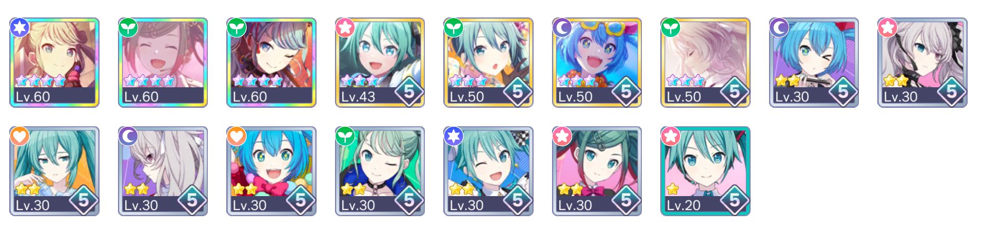 All my project sekai cards | HoYoLAB