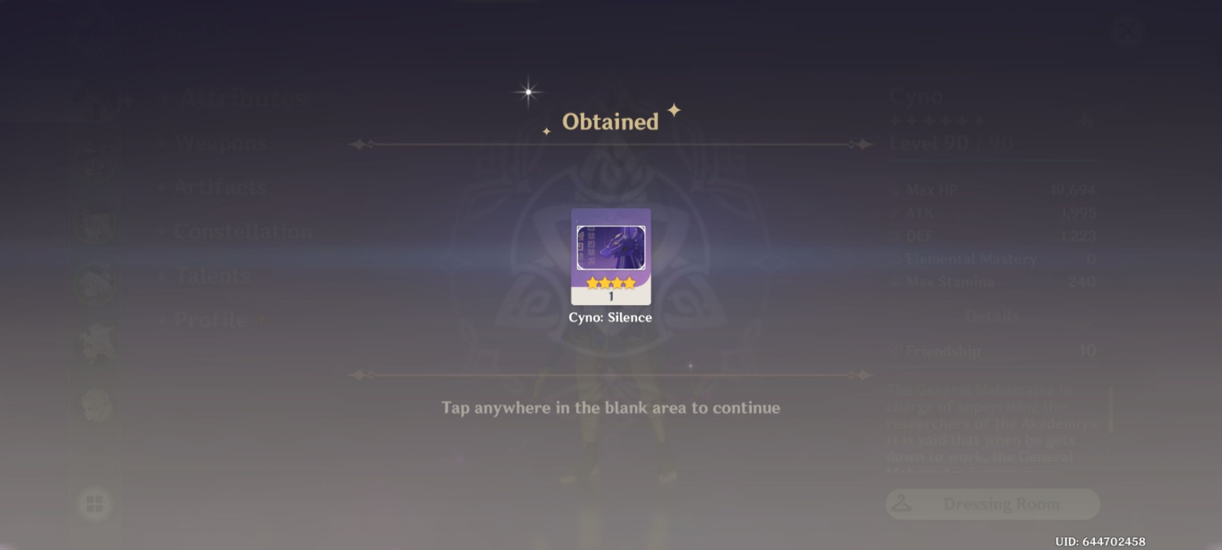 Cyno Complete Genshin Impact | HoYoLAB