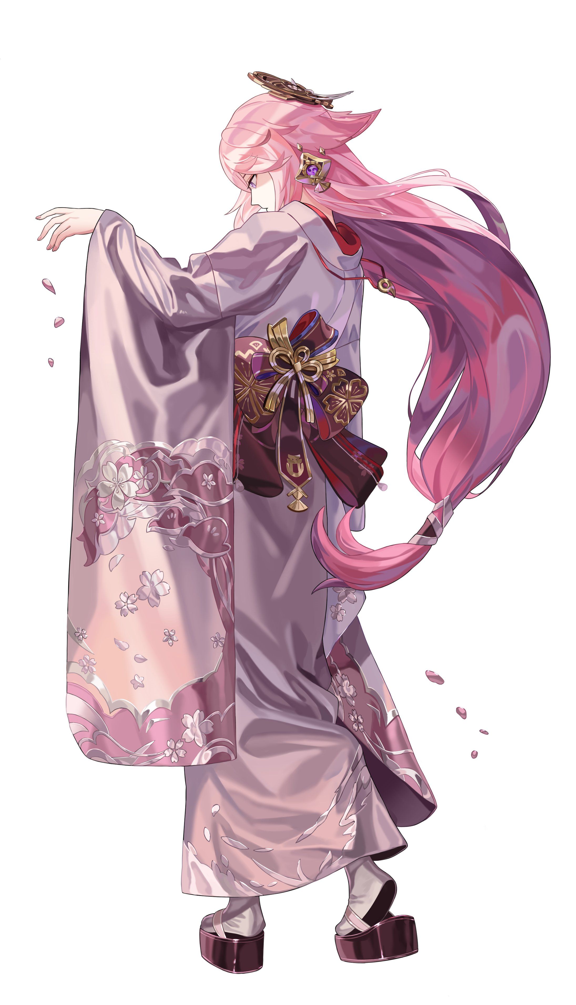 Yae in kimono Genshin Impact | HoYoLAB