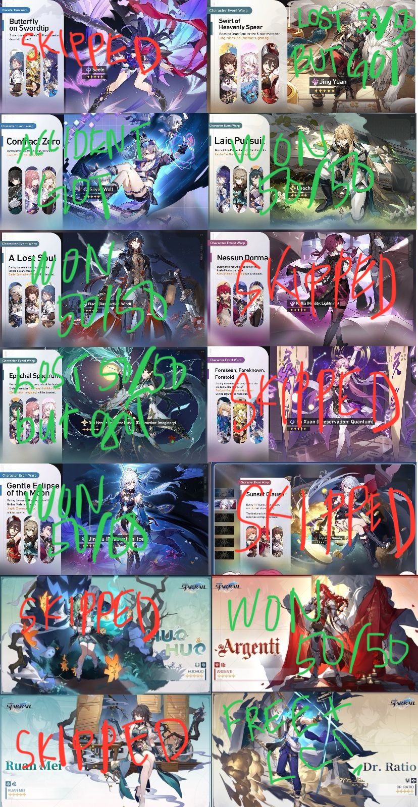 update on my hsr journey :> Honkai: Star Rail | HoYoLAB