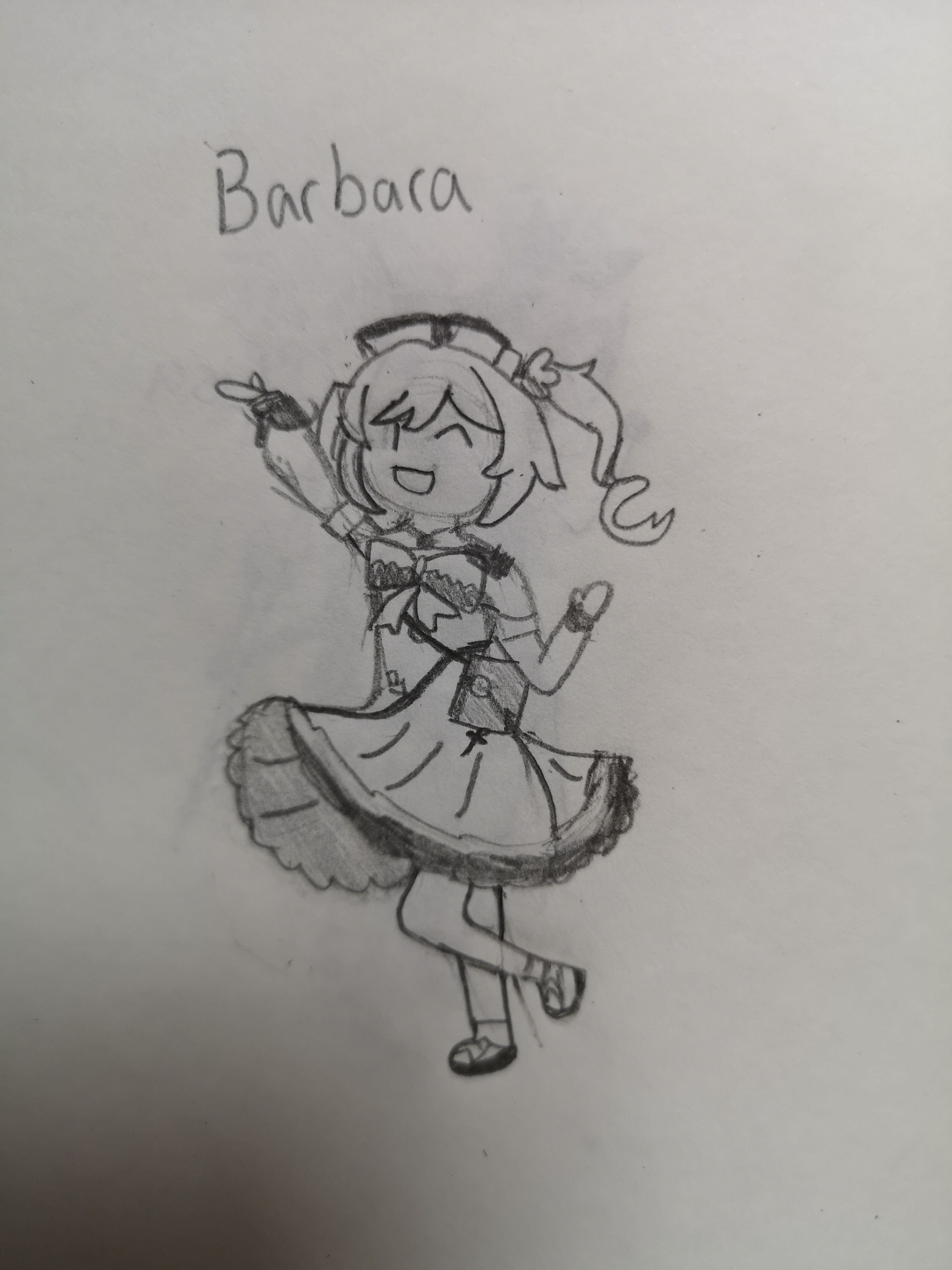 Barbara drawing Genshin Impact | HoYoLAB