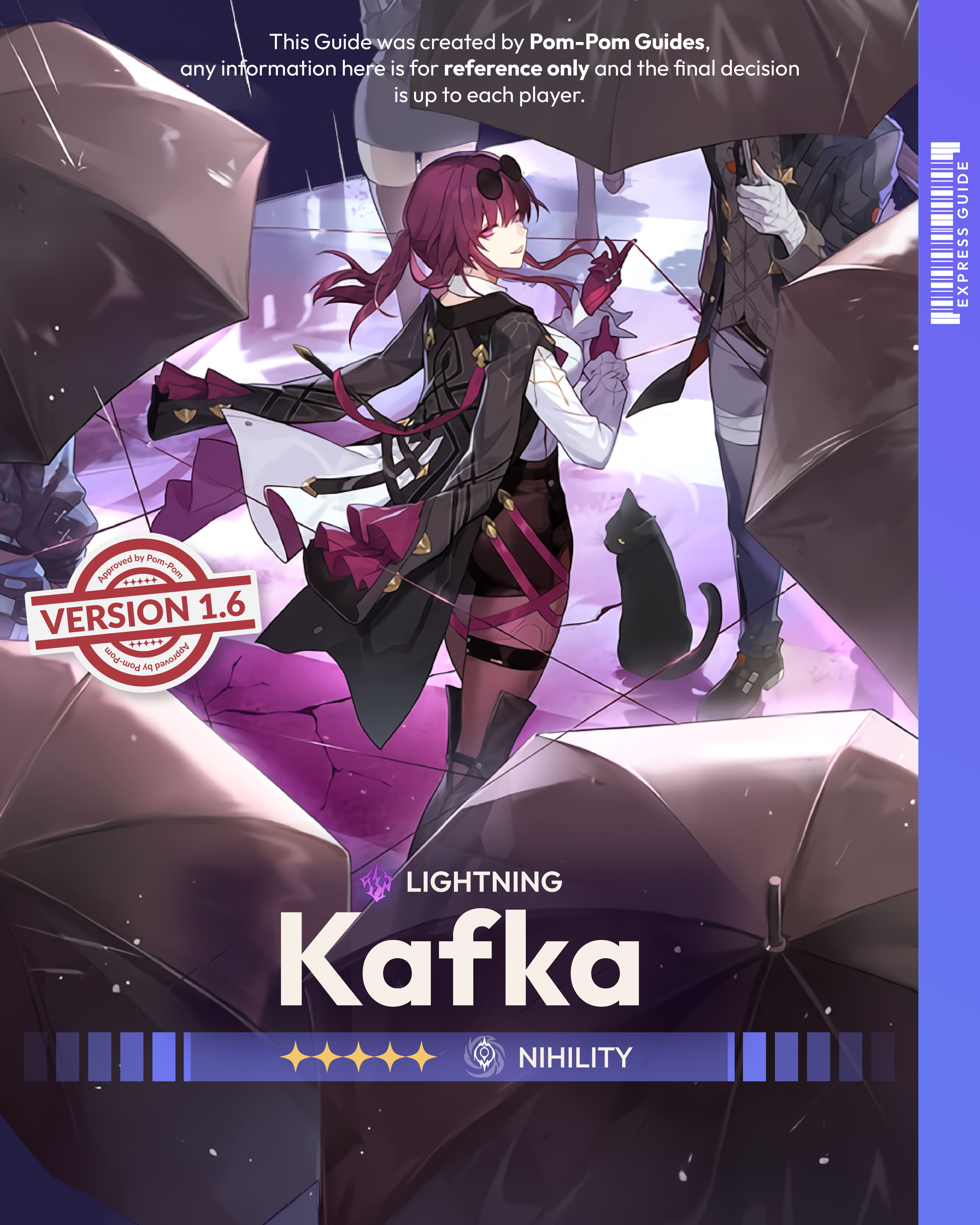 Kafka Equipment and Guide [Express Guide - v1.6] Honkai: Star Rail ...