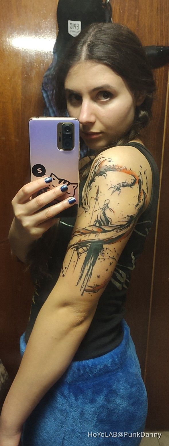 My Zhongli Tattoo ^^ Genshin Impact | HoYoLAB