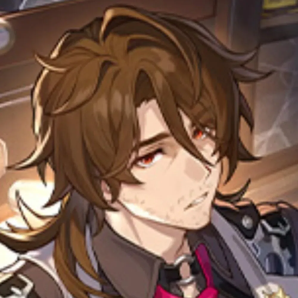 Gallagher is the first playable character with facial hair in HSR. Heck ...