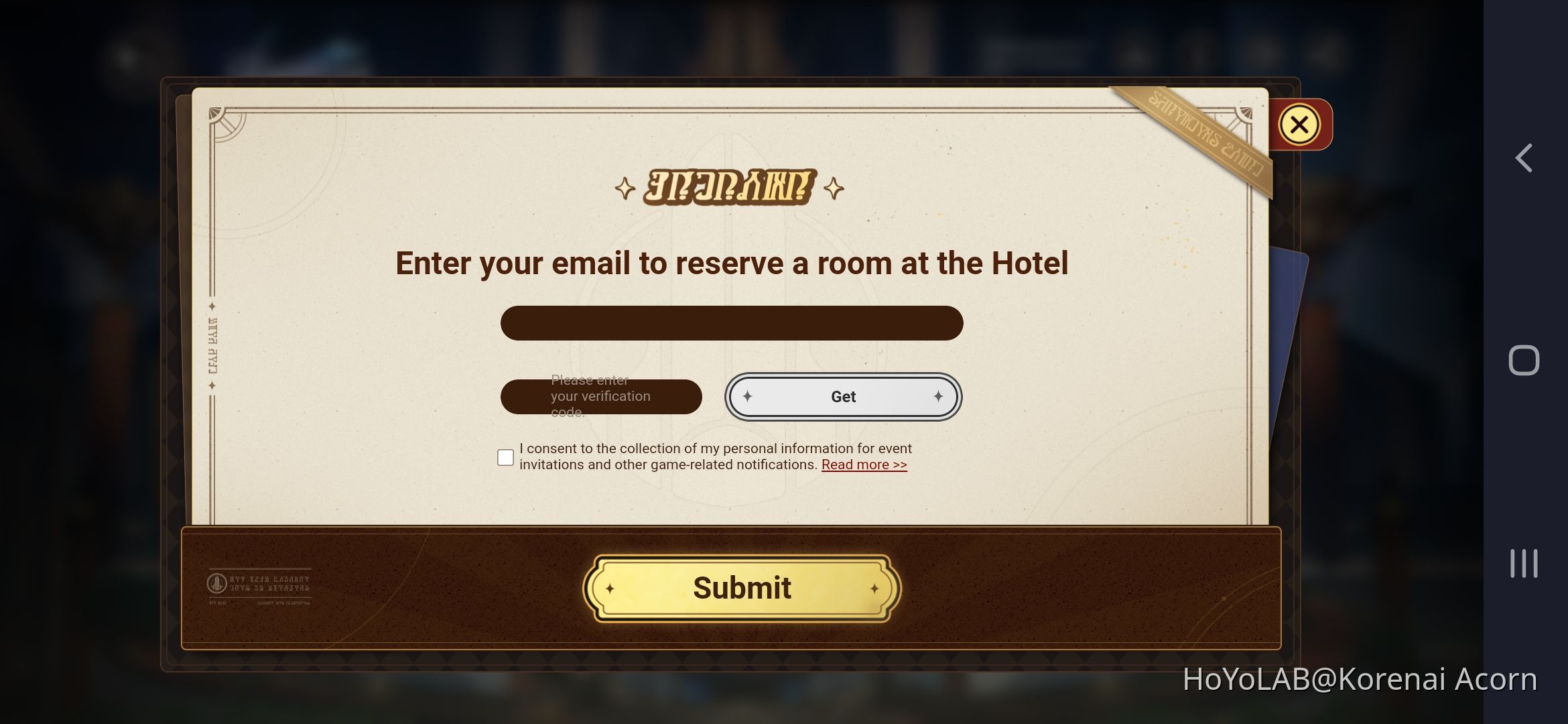 Reverie Event: not receiving verification code Honkai: Star Rail | HoYoLAB