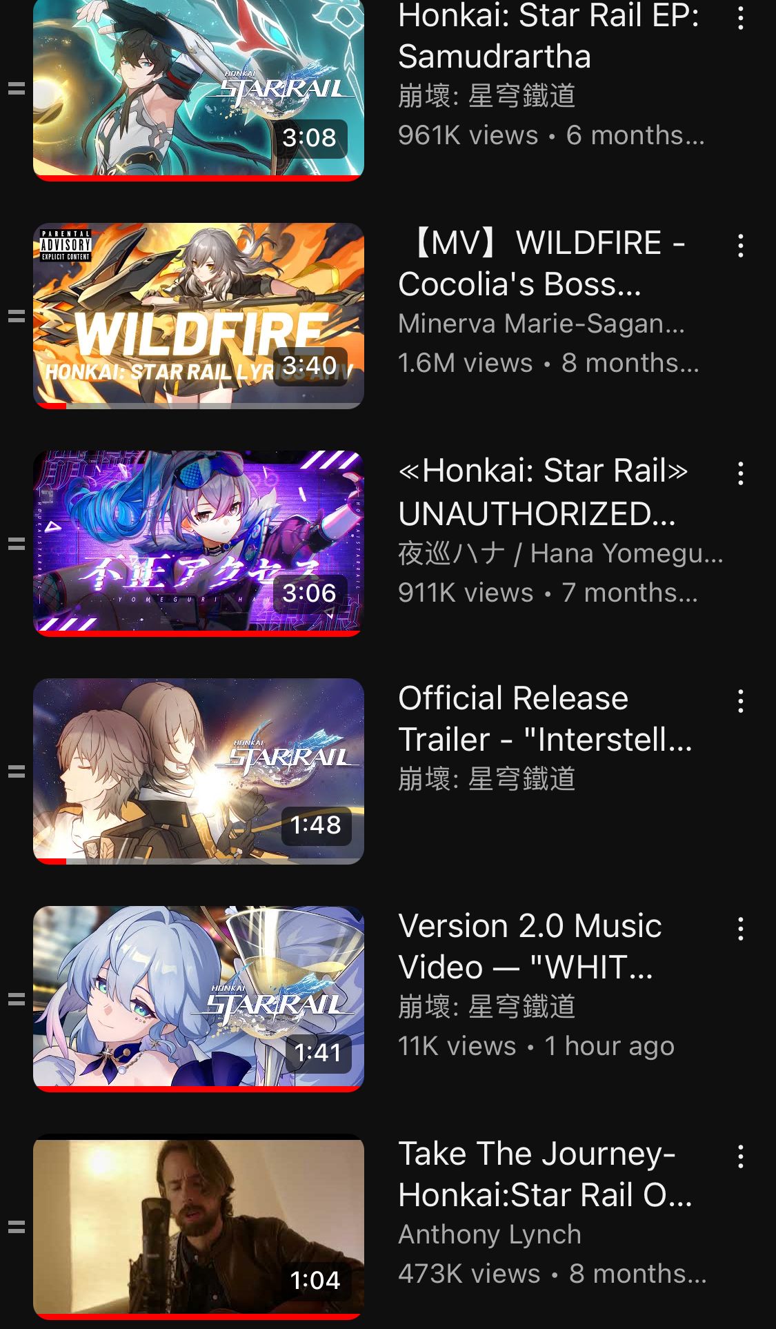 1 more HSR song added to the list Honkai: Star Rail | HoYoLAB