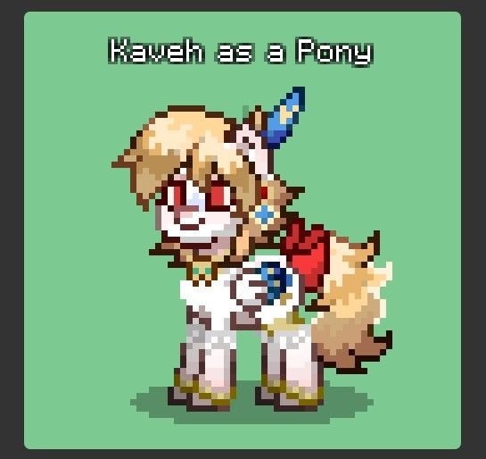 Kaveh as a My Little Pony! Genshin Impact | HoYoLAB