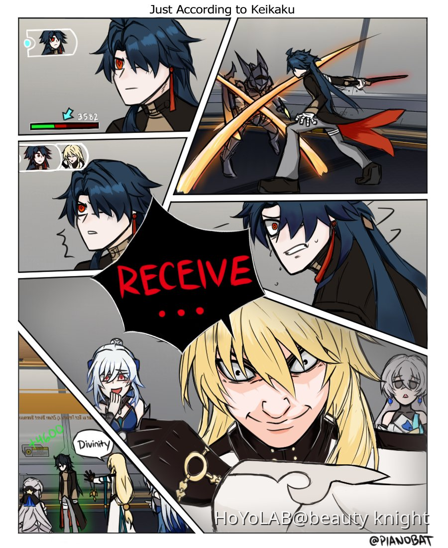 Luocha when Blade goes below half HP (My first comic attempt) Honkai: Star Rail | HoYoLAB