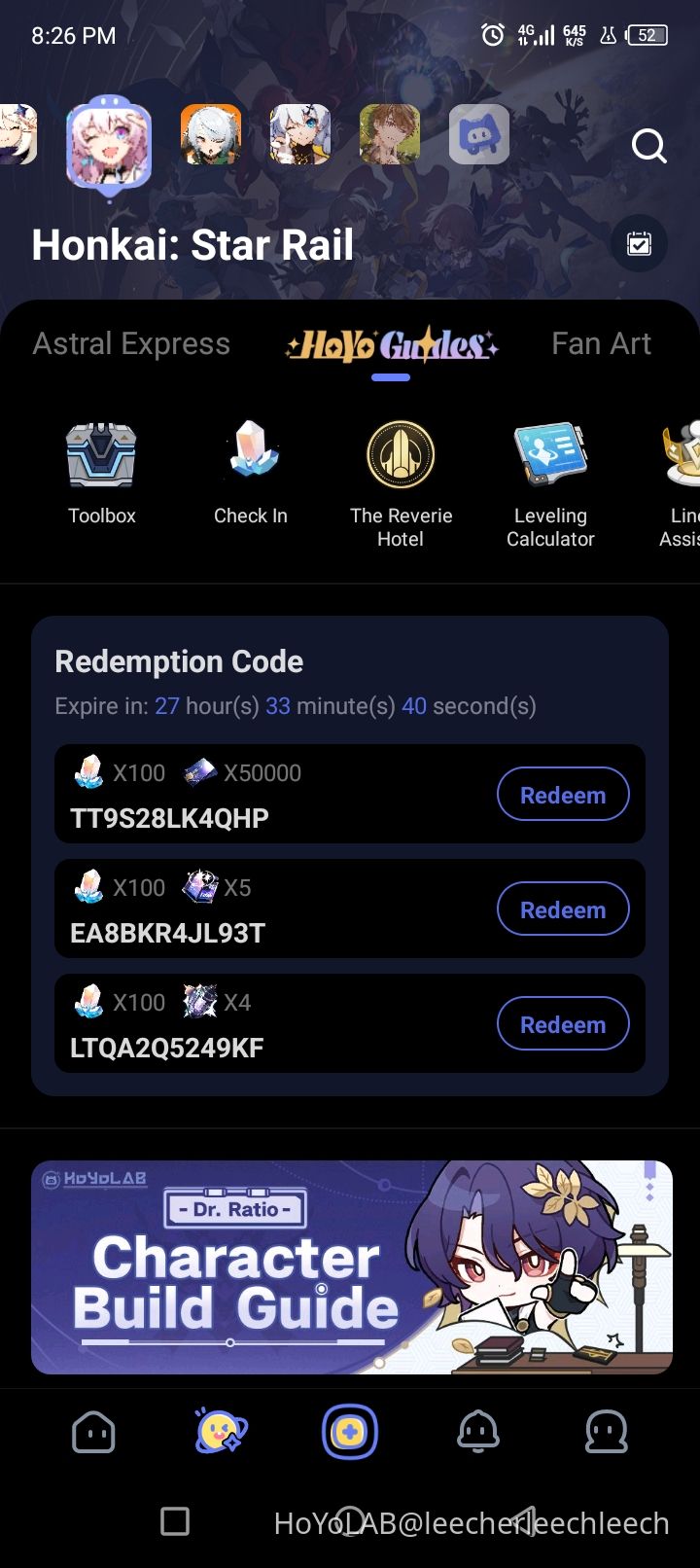 Go claim your code now before it's too late Honkai: Star Rail | HoYoLAB