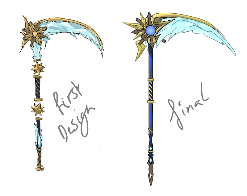 Character design - Scythe Genshin Impact | HoYoLAB