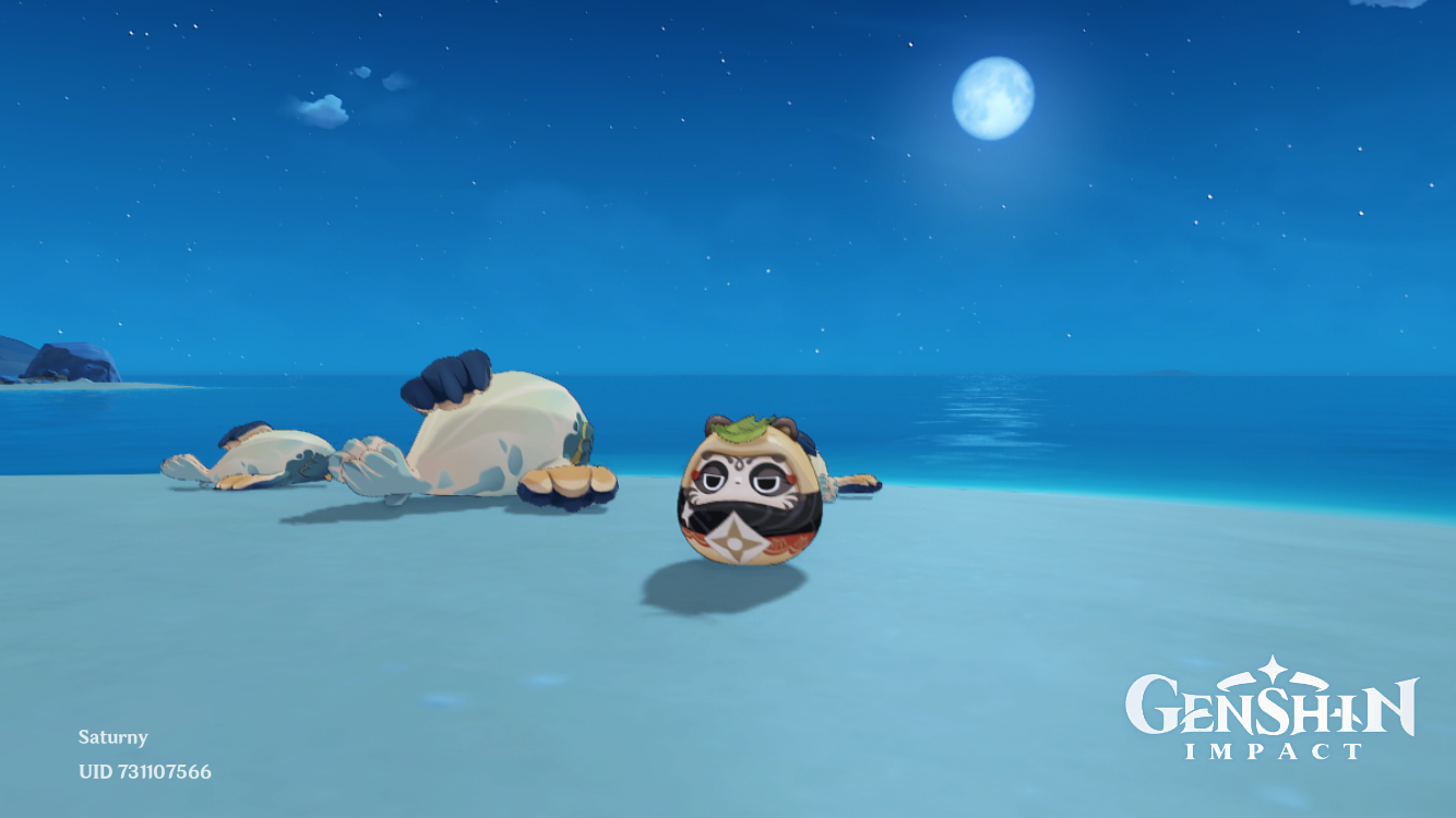 Nap near the sea Genshin Impact | HoYoLAB