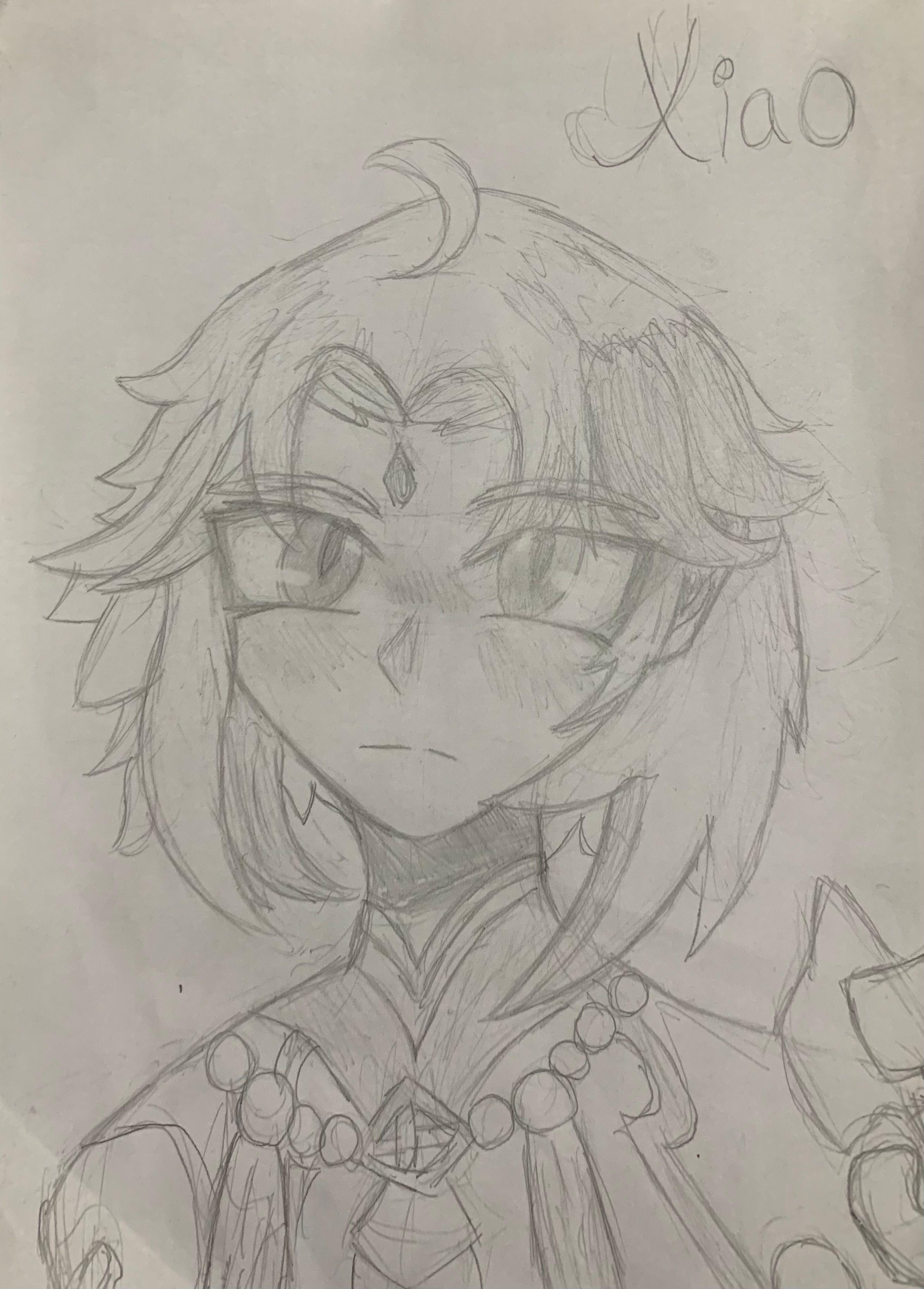 Xiao drawing Genshin Impact | HoYoLAB