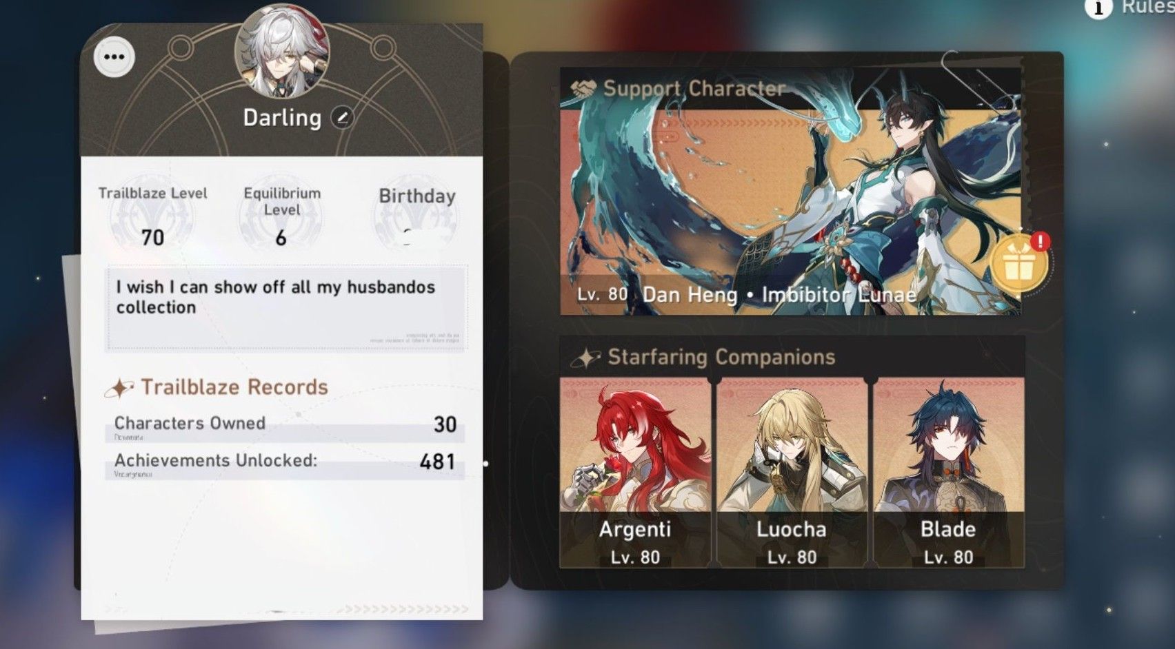 I just changed my bio yesterday and now they give us this?! Honkai ...