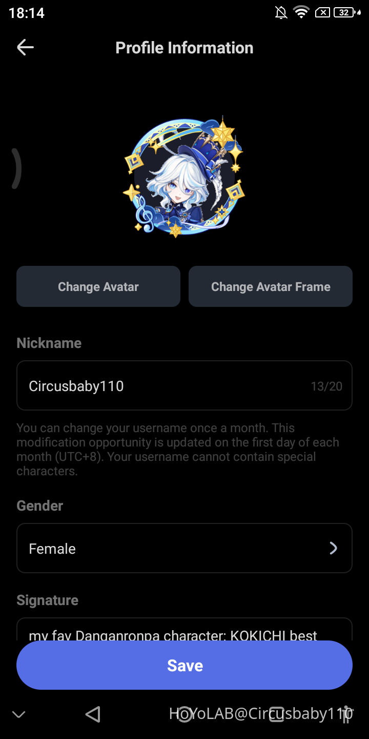 This avatar frame... it's beautiful!!!! | HoYoLAB