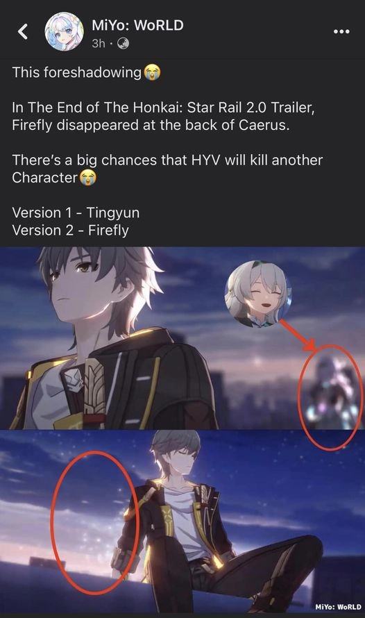 Thanks to this guy, now the whole HSR community is worried that Firefly ...