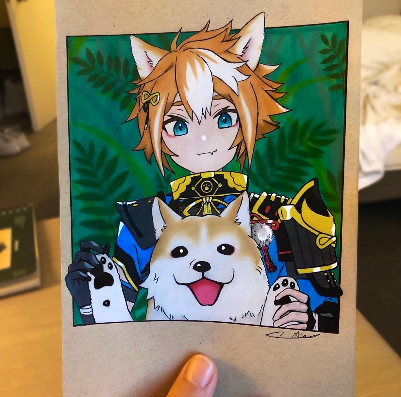 My Drawing for the best Doggo Genshin Impact | HoYoLAB
