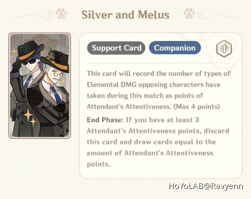 MELUS & SILVER TCG CARD? Genshin Impact | HoYoLAB