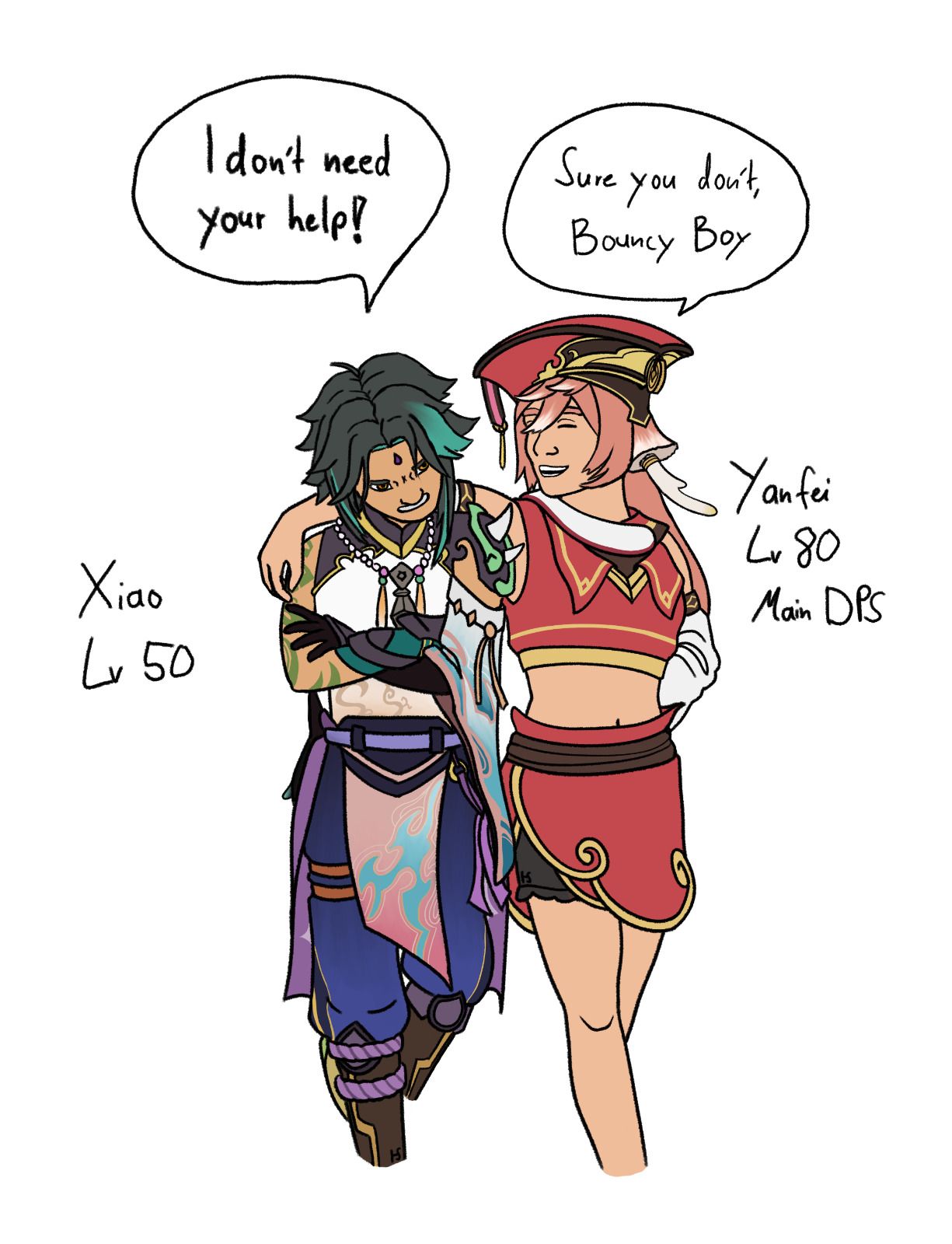 Teamwork is a learned skill, Xiao! Genshin Impact | HoYoLAB