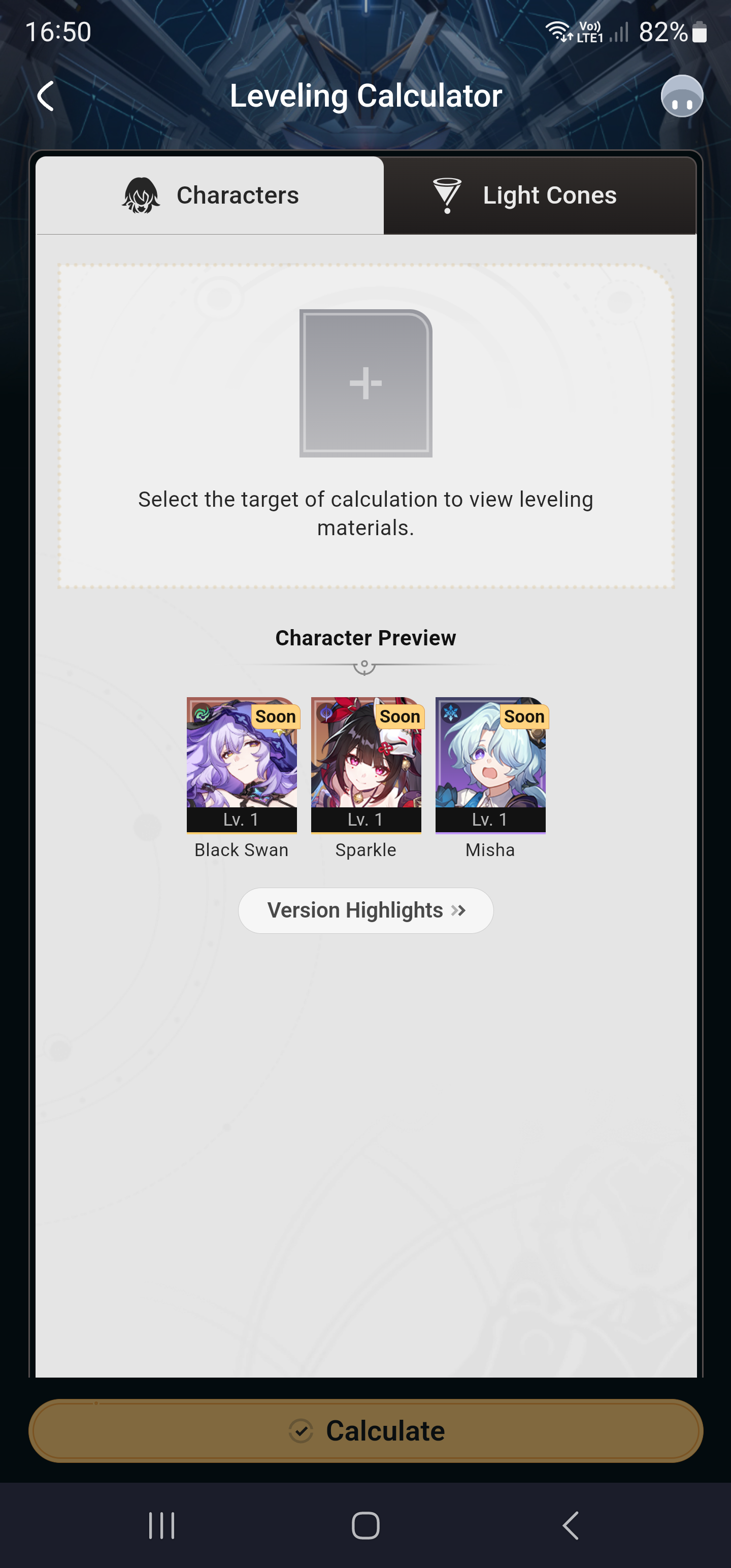 Leveling Calculator @ 2.0! Honkai: Star Rail | HoYoLAB