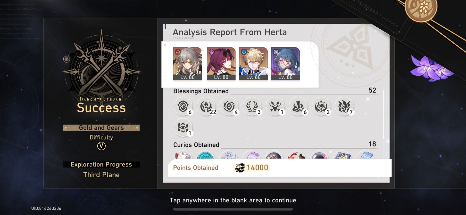 All clear gold and gear V (conundrum 6) Honkai: Star Rail | HoYoLAB