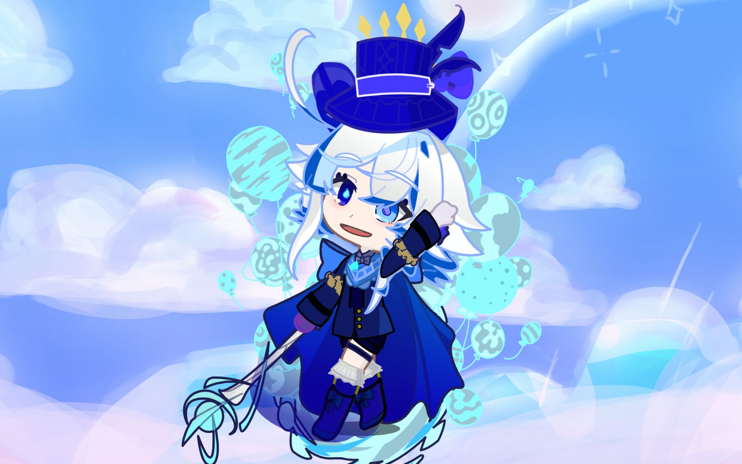 tried making Furina in GL2 Genshin Impact | HoYoLAB