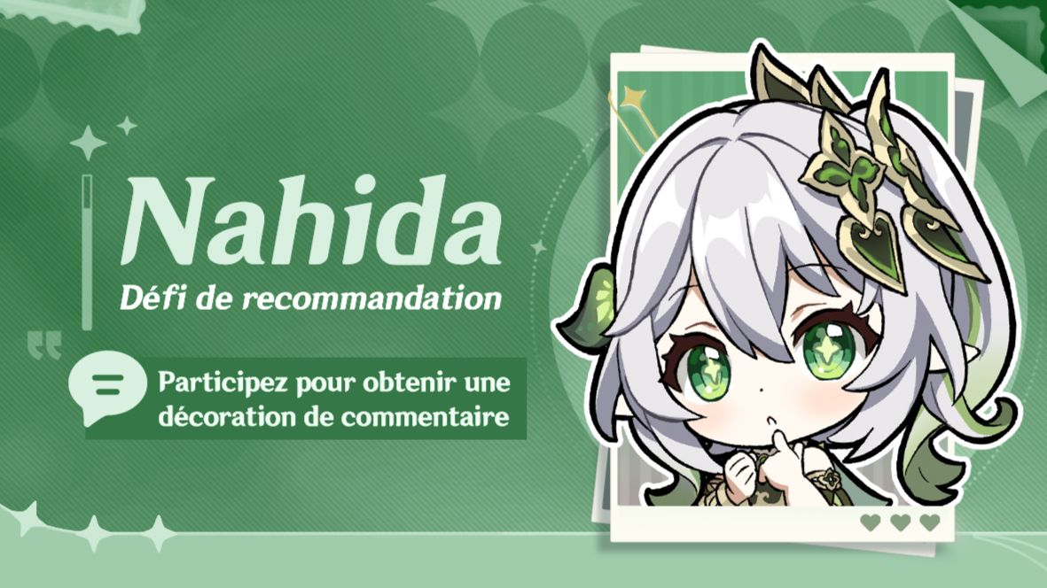 Nahida !!! ( Plus un petit message inspirant !!!) Genshin Impact | HoYoLAB