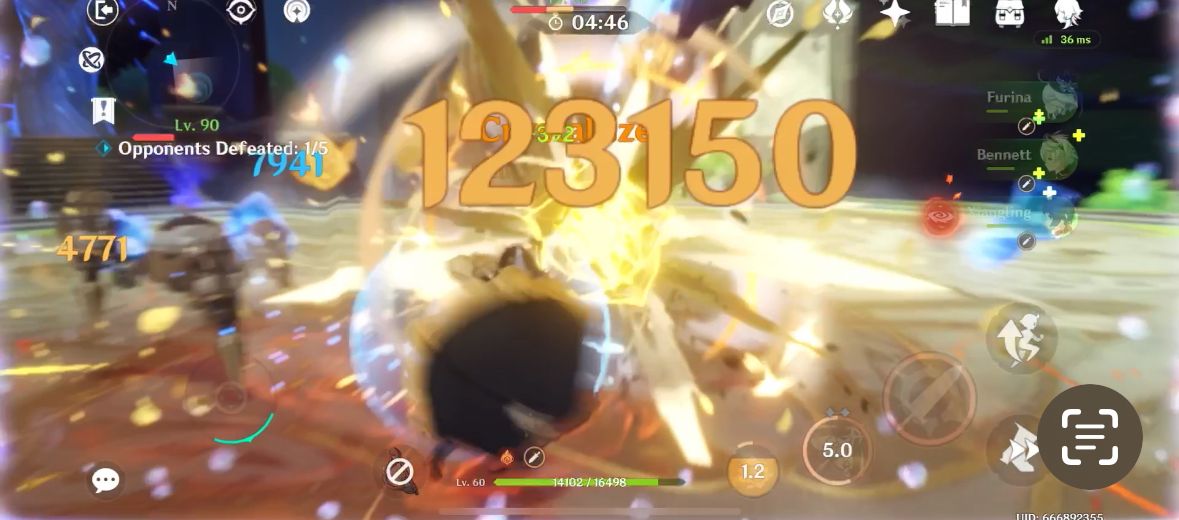 Lvl 60 Navia damage Genshin Impact | HoYoLAB