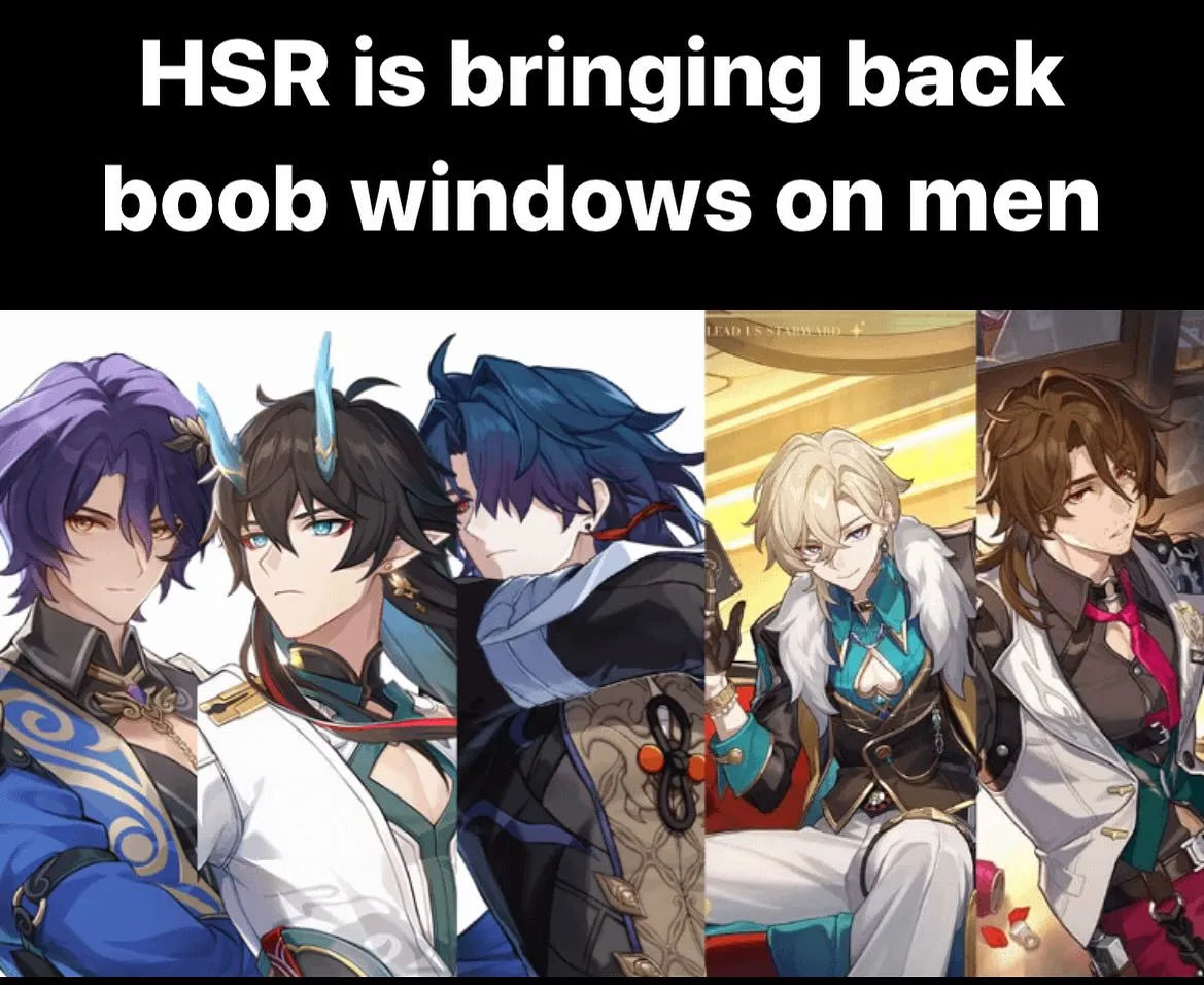 They love their boob windows huh Honkai: Star Rail | HoYoLAB