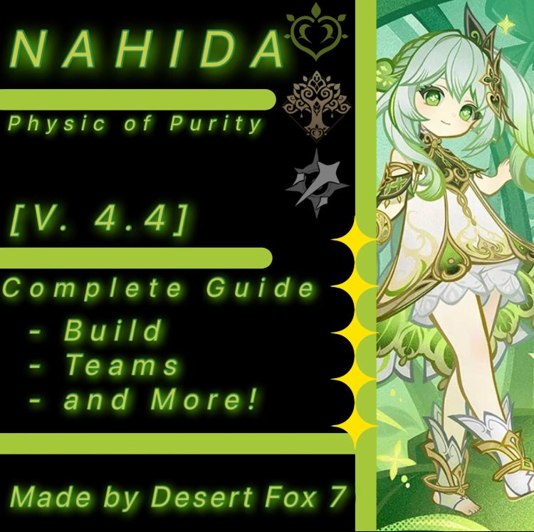 COMPLETE NAHIDA BUILD GUIDE [V. 4.4] Genshin Impact | HoYoLAB