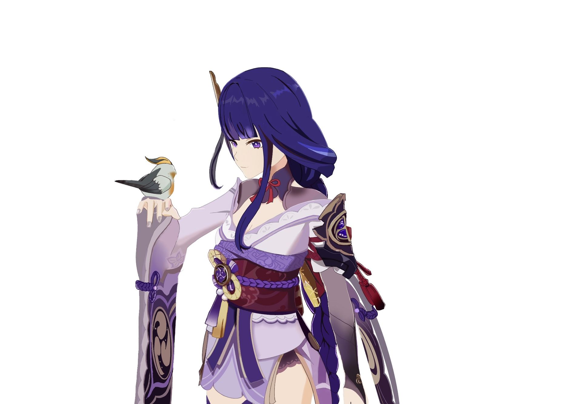 Raiden Shogun và con chim💁🏻 Genshin Impact | HoYoLAB